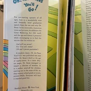 Other | Oh The Places Youll Go Book | Poshmark